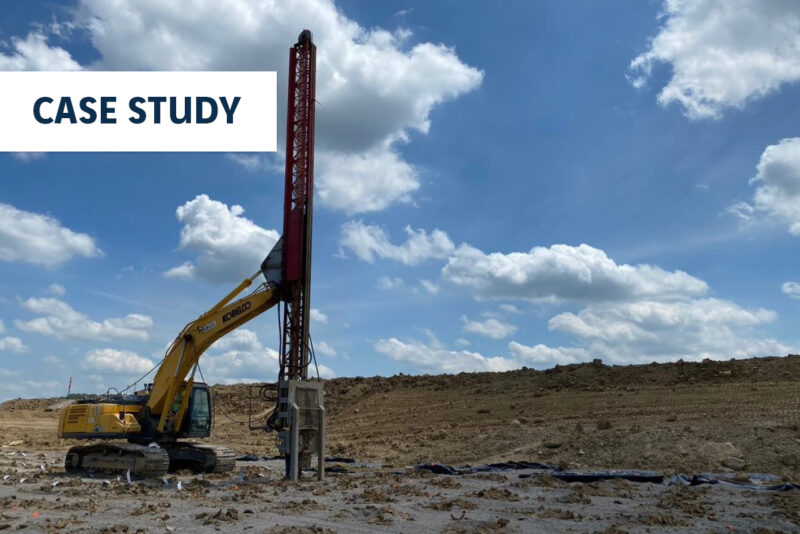 Menard Installed Wick Drains (PVDs) for Ground Improvement