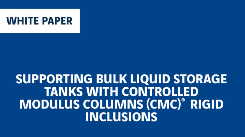 Supporting Bulk Liquid Storage Tanks with Controlled Modulus Columns ...