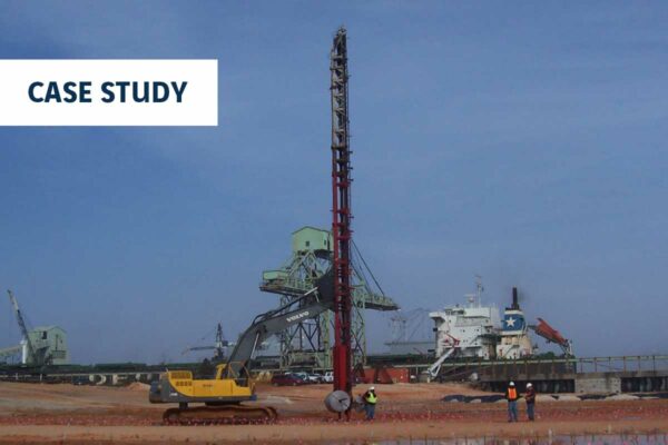 Menard Installed Wick Drains (PVDs) for Ground Improvement